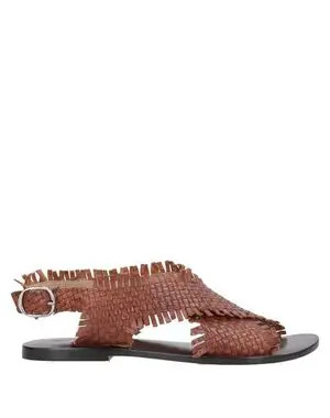 STRATEGIA Sandals In Calfskin Brown