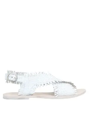 STRATEGIA Sandals In Calfskin - White