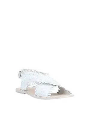 STRATEGIA Sandals In Calfskin - White