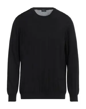 DRUMOHR Knitted Cotton Sweater - Black