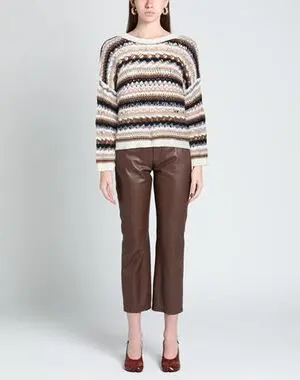 LIU •JO Cotton Sweater - Brown