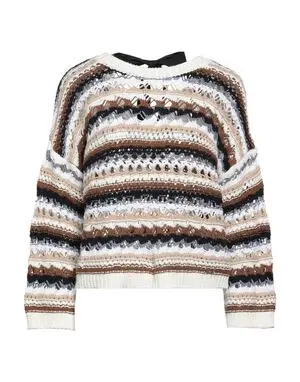 LIU •JO Cotton Sweater - Brown