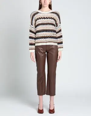 LIU •JO Cotton Sweater - Brown