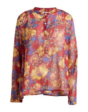 MARANT ETOILE MARANT ÉTOILE Multicolor Crepe Top Brick