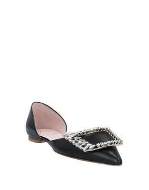 ROGER VIVIER Ballerina Flats With Rhinestone Embellishment