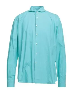 ALESSANDRO GHERARDI Shirt Size Cotton - Turquoise