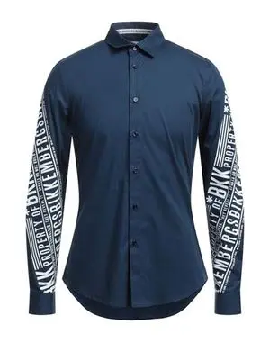 BIKKEMBERGS Shirt Size Cotton, Elastane