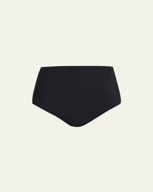 TOTEME High-Waisted Bikini Bottom - Black