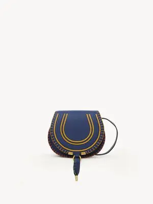 Chloé CHLOÉ Small Marcie Saddle Bag Deep Blue
