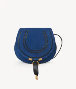 Chloé CHLOÉ Small Marcie Saddle Bag Deep Denim