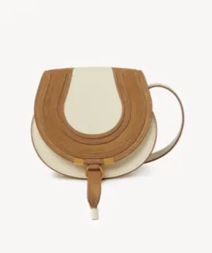 Chloé CHLOÉ Small Marcie Saddle Bag Misty Ivory