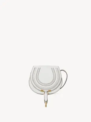 Chloé CHLOÉ Small Marcie Saddle Bag White