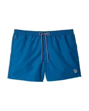 Paul Smith Ps Zebra Swim Trunks - Blue