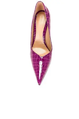 Bottega Veneta Gloss Croc Pumps - Venom