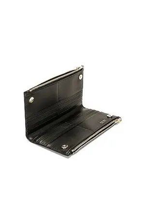 THE ROW Multi Zipped Wallet In Black