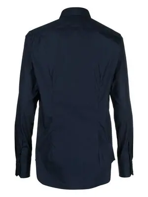 XACUS Wrinkle-free Tailored Travel Shirt - Blue