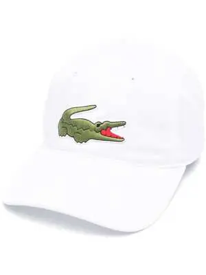 Lacoste Embroidered Baseball Cap - White