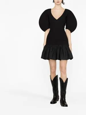V:PM ATELIER Eline Puff-sleeve Minidress