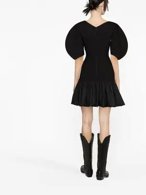 V:PM ATELIER Eline Puff-sleeve Minidress