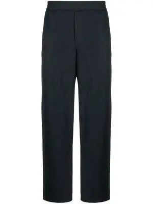 Orlebar Brown Linen Straight-leg Trousers - Blue