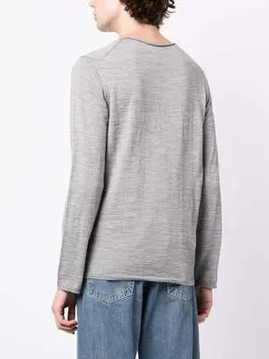 Comme Des Garçons Graphic-print Jumper - Grey