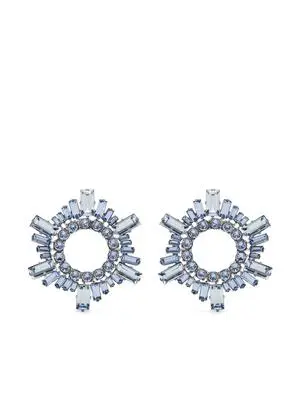 Amina Muaddi Mini Begum Crystal-embellished Earrings