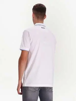 BOSS Embroidered-logo Polo Shirt - Pink