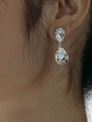 JENNIFER BEHR Judy Crystal Drop Earrings