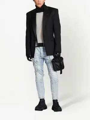 Balmain Slim-fit Strap Jeans
