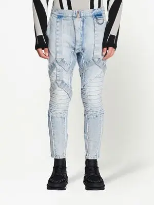 Balmain Slim-fit Strap Jeans