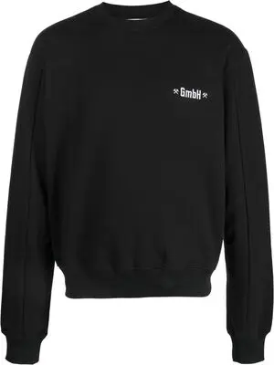 GMBH Logo-embroidered Crew-neck Sweatshirt
