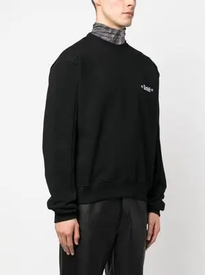 GMBH Logo-embroidered Crew-neck Sweatshirt