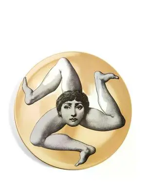 FORNASETTI Lina Cavalieri Wall Plate Gold