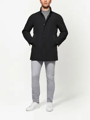 NORWEGIAN WOOL Padded Single-breasted Coat