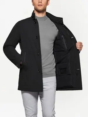 NORWEGIAN WOOL Padded Single-breasted Coat