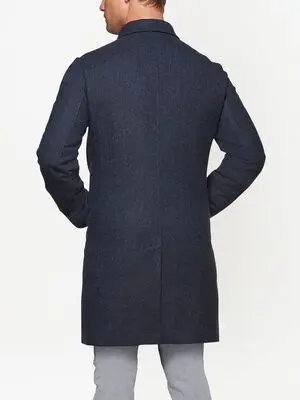 NORWEGIAN WOOL Single-breasted Down-filled Coat