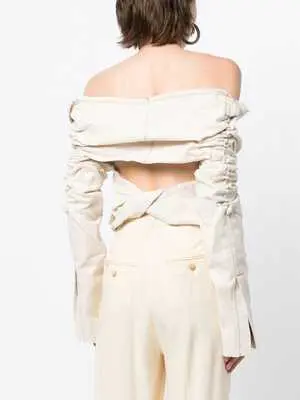 Jacquemus Camargue Scrunched Blouse