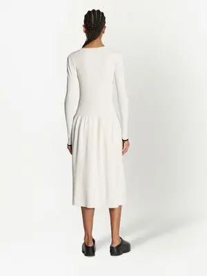 Proenza Schouler White Label Ribbed-knit Button-fastening Dress