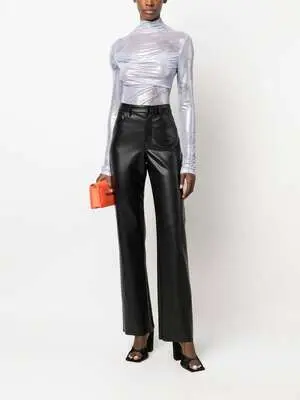 Off-White Twist Effect High Neck Top
