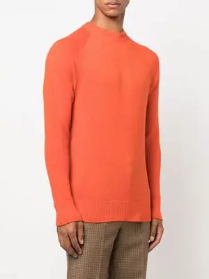 Malo Knit Jumper - Orange