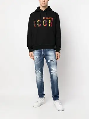 Dsquared2 Icon-print Hooded Sweatshirt