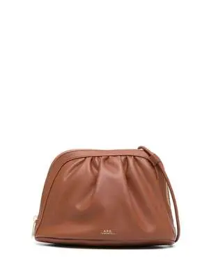 A.p.c. Faux-leather Shoulder Bag - Brown