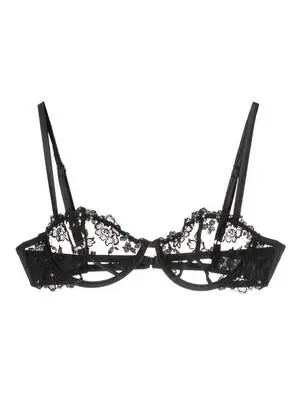 FLEUR DU MAL Stud-detail Sheer Bra