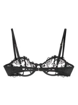 FLEUR DU MAL Stud-detail Sheer Bra