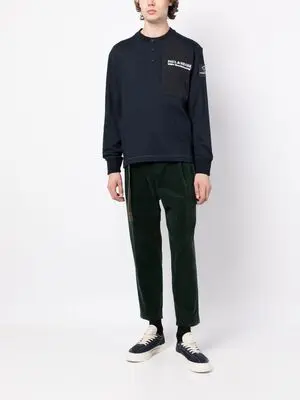 WHITE MOUNTAINEERING Logo-print Panelled T-shirt