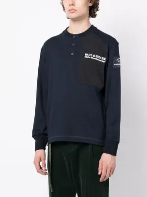 WHITE MOUNTAINEERING Logo-print Panelled T-shirt
