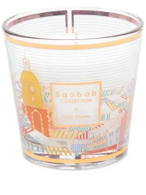 BAOBAB COLLECTION Saint-tropez Cityscape-print Candle - Gold