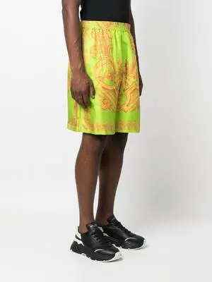 Versace Barocco Silk Shorts