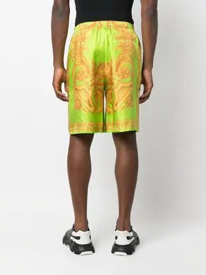 Versace Barocco Silk Shorts