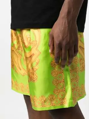 Versace Barocco Silk Shorts